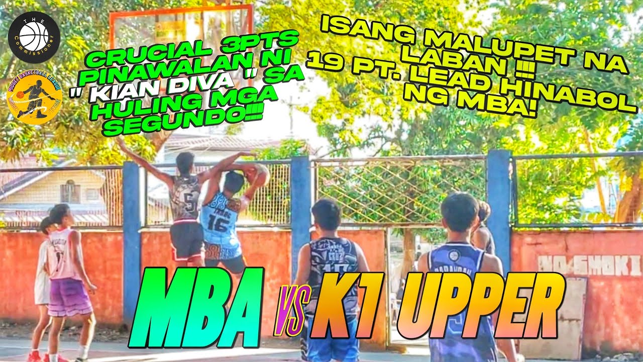MIDGET 16 UNDER BASKETBALL LEAGUE S2 | MBA VS K1 UPPER | FULL GAME ...
