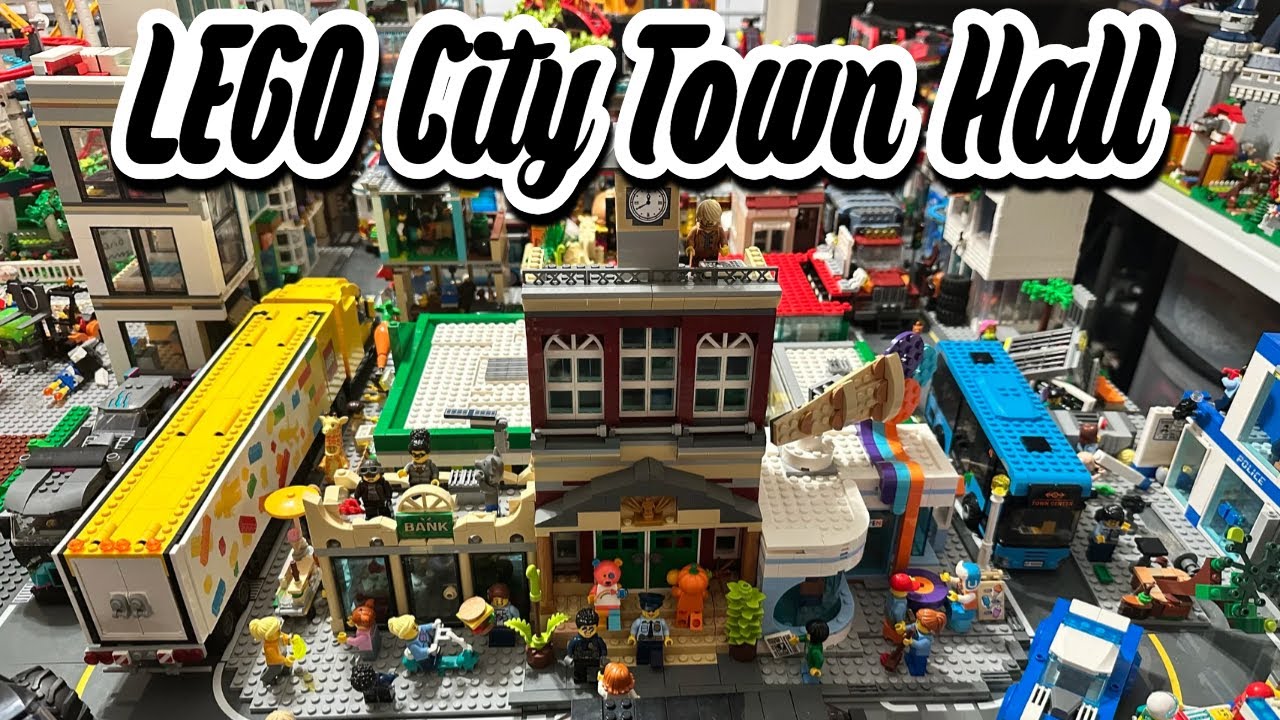 MOC LEGO City Update 13: Town Hall Overhaul - YouTube