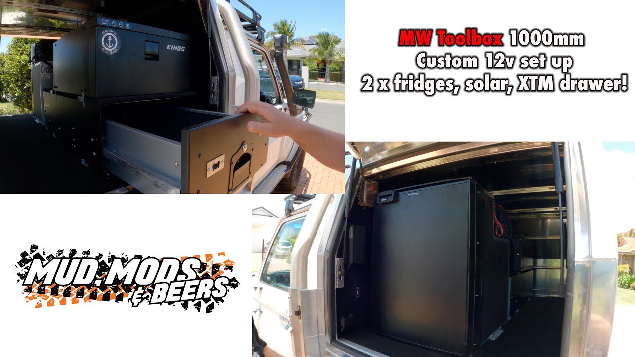 Custom 12v Install - MW Toolbox 1000mm canopy on a 79 Series Single Cab ...