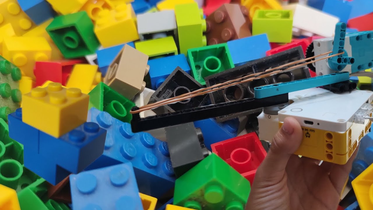 The most powerful rubber lego band gun - YouTube