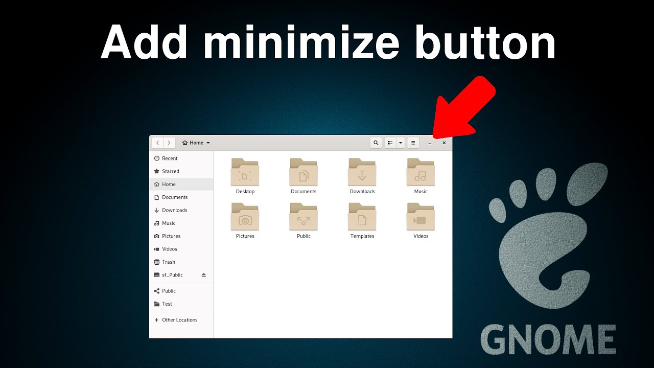 Add Minimize Button In GNOME YouTube Add Minimize Button In GNOME YouTube