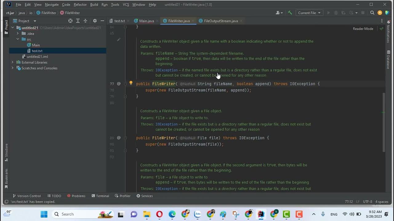 Read Write File Text JV10 - YouTube