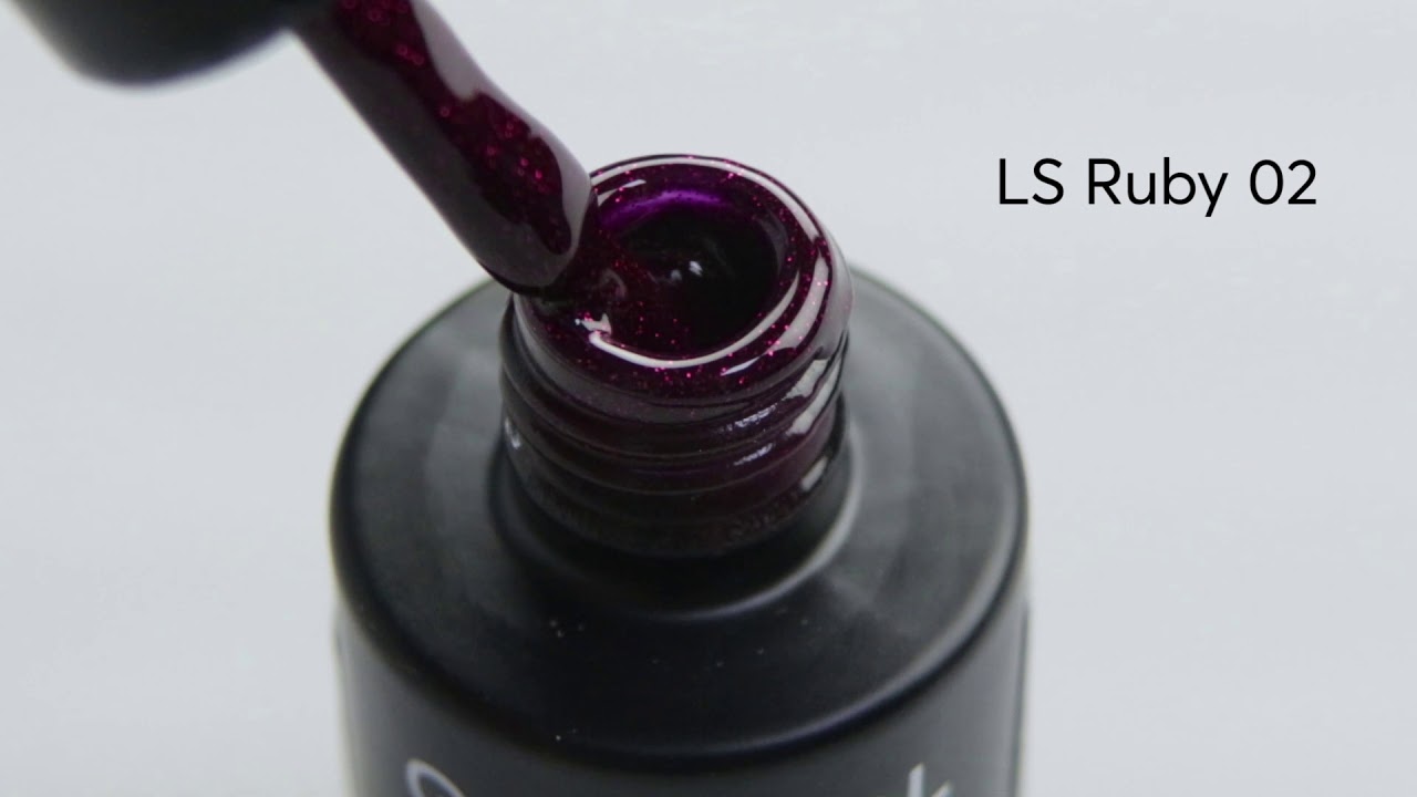 Гель-лак Grattol Luxury Stones RUBY 02 (темно-малиновый с малиновым микроблеском), 9 мл - YouTube