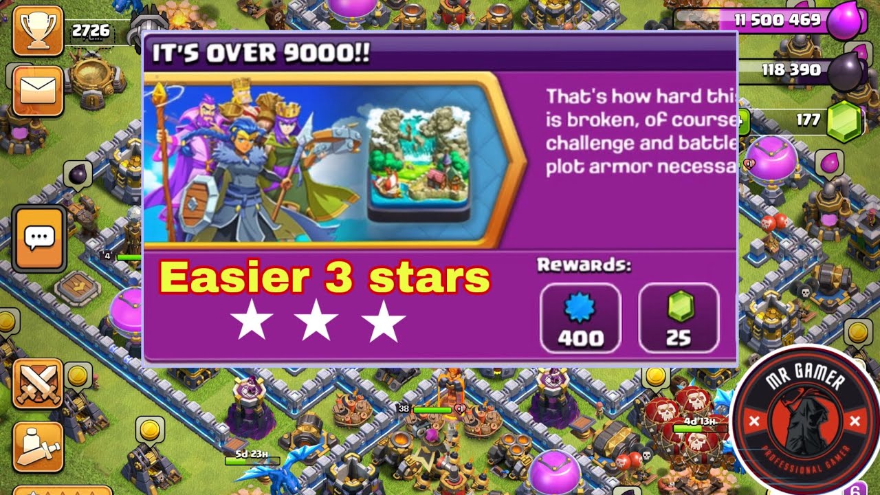 Clash of clans / How to get 3stars in “it’s over 9000!!!” / New event / CoC / Mr Gamer - YouTube