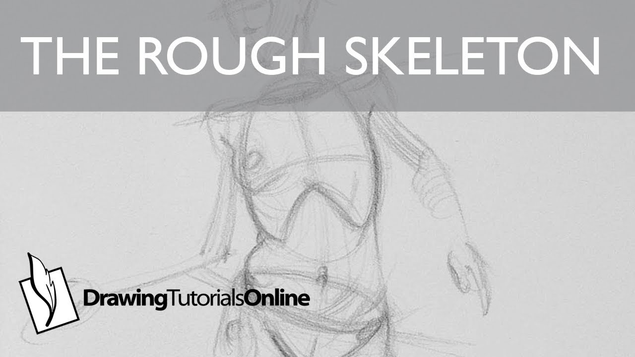 The Rough Skeleton Is Great For Drawing Figures From Your Imagination ...