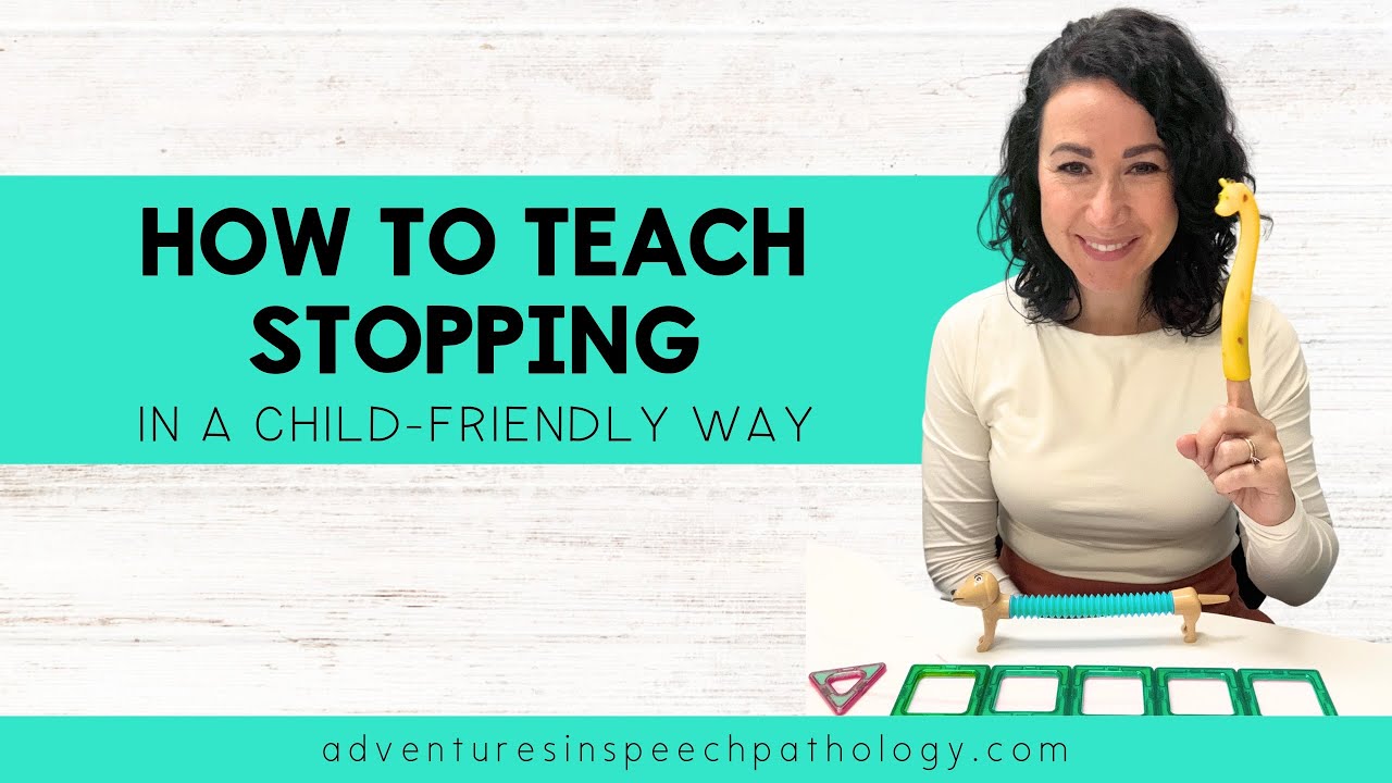 How to Teach Stopping in a Child-Friendly Way - YouTube