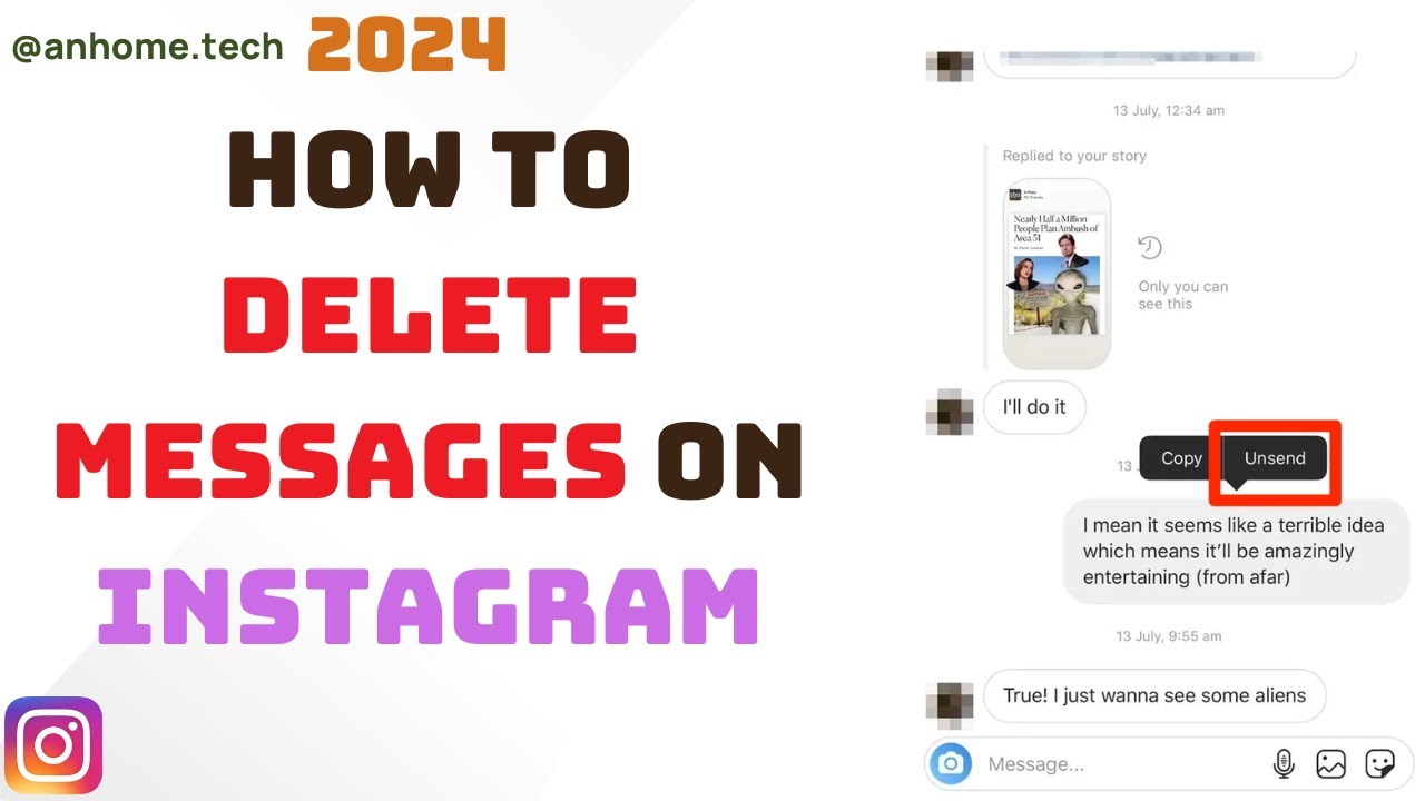 How To Delete Messages On Instagram | Deleting Messages on InstaGram ...