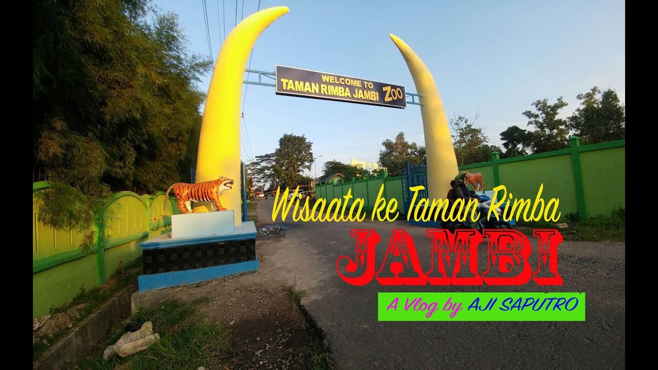 Vlog #9 Taman Rimba Jambi (Jambi Zoo) - YouTube