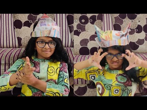 Origami ,easy way of making different hats,making of nurse cap,police ...