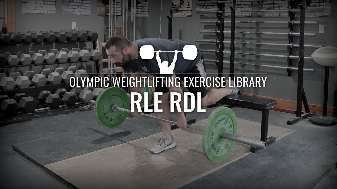 RLE RDL | Olympic Weightlifting Exercise Library - YouTube