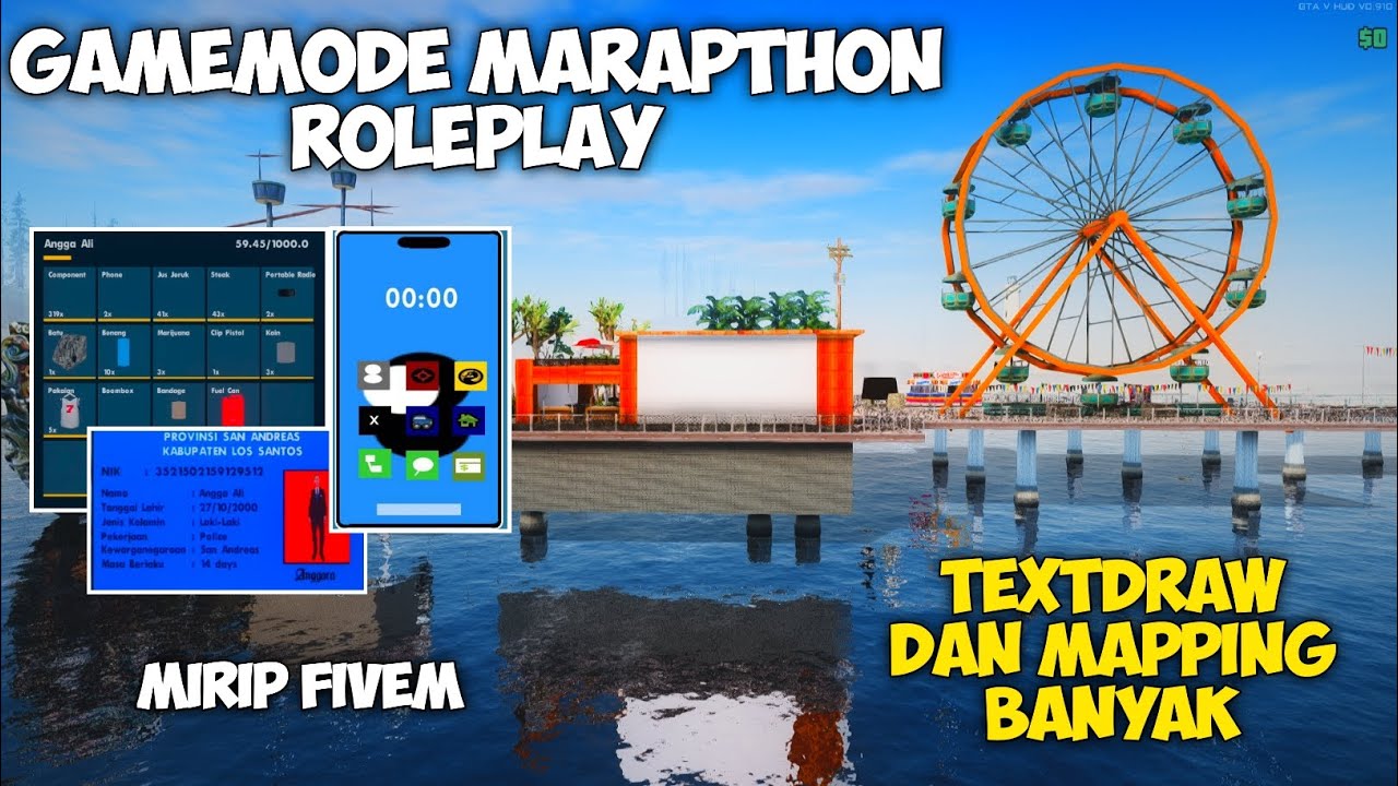 SHARE GAMEMODE MARAPTON ROLEPLAY BASIC LRP SUPPORT ALL HOST - YouTube