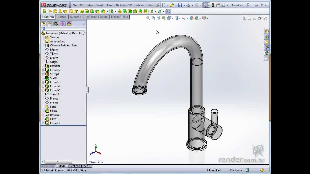 Aula 1 - SolidWorks 2012 FloXpress - YouTube