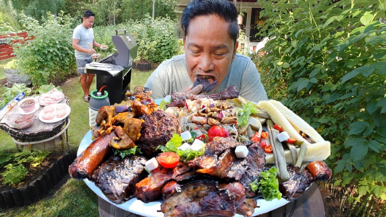 IHAW-IHAW "BANDEHADO"!!! BBQ! Filipino Food. Outdoor Cooking at Mukbang ...
