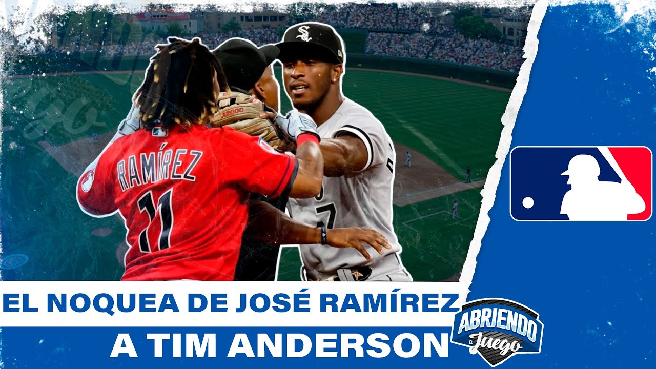 EL NOQUEA DE JOSÉ RAMÍREZ A TIM ANDERSON | MENSAJE DE JOSÉ RAMÍREZ A ...