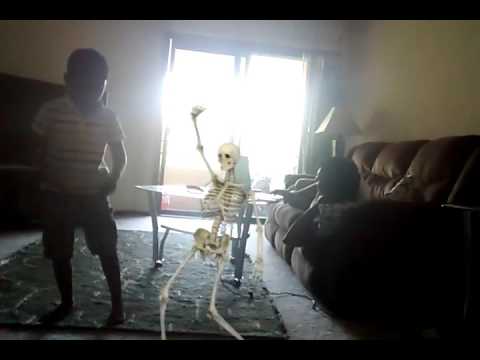 Dancing with a skeleton