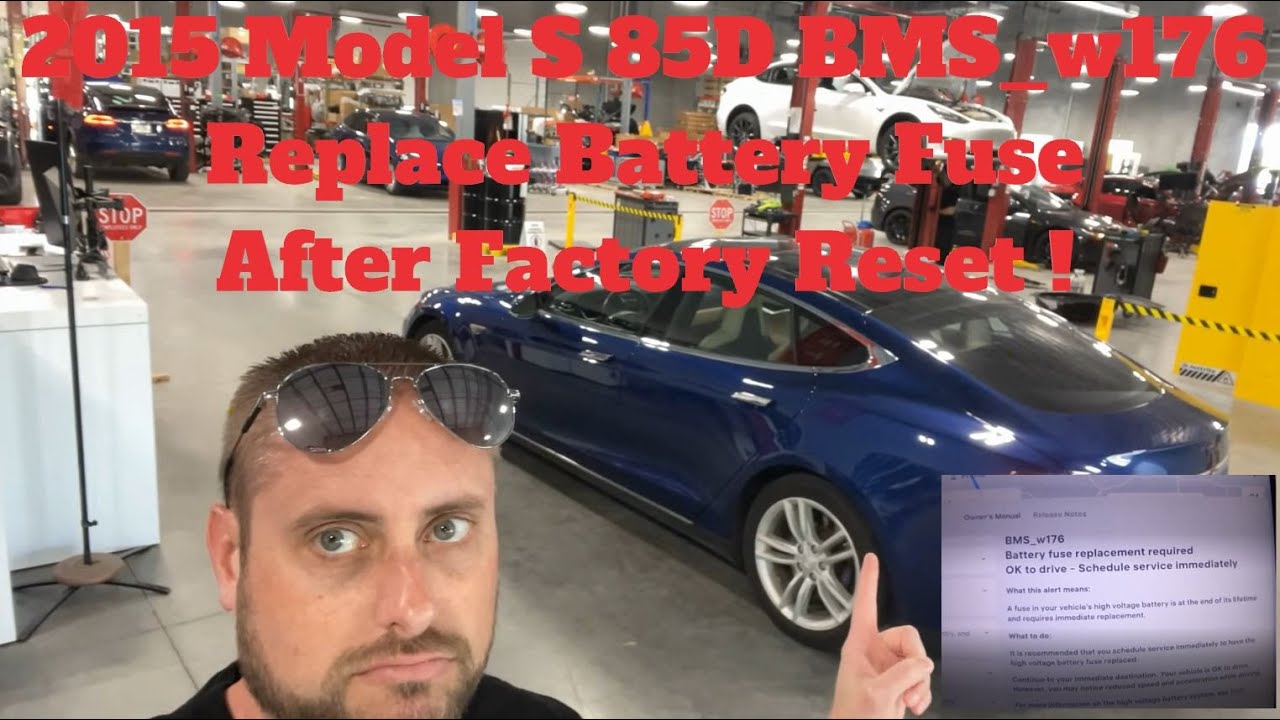 Tesla Model S 85D BMS w176 Battery Fuse Replacement Required After ...