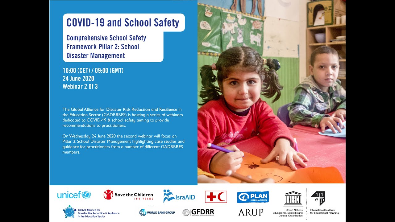 COVID-19 and School Safety-Comprehensive School Safety Framework Pillar ...