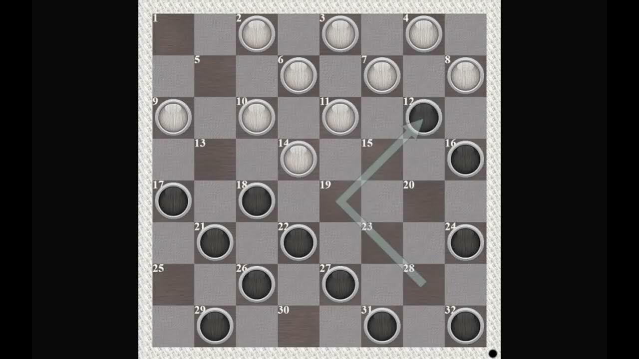 Spanish Checkers Game3Draw - YouTube
