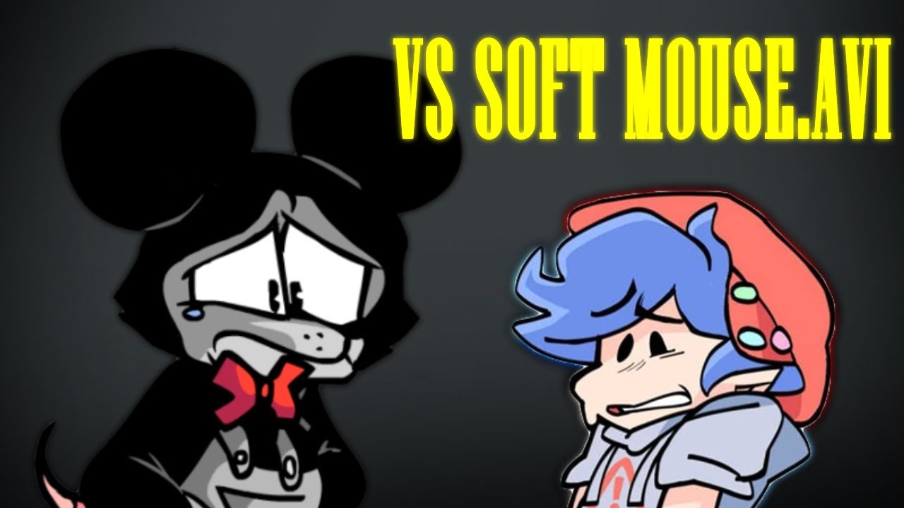 FNF VS SOFT MOUSE AVI + FNF MOD + Cut Sence - YouTube