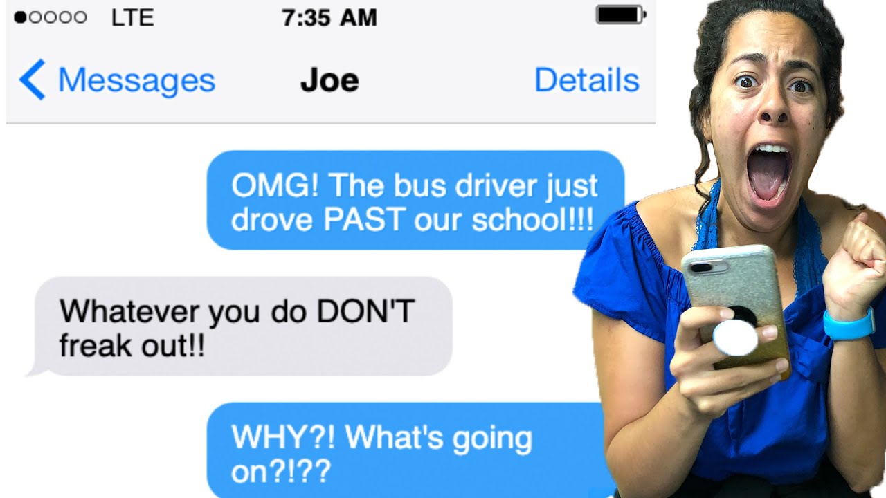 My Creepy Bus Driver Took Me To THE WRONG SCHOOL!!! - YouTube