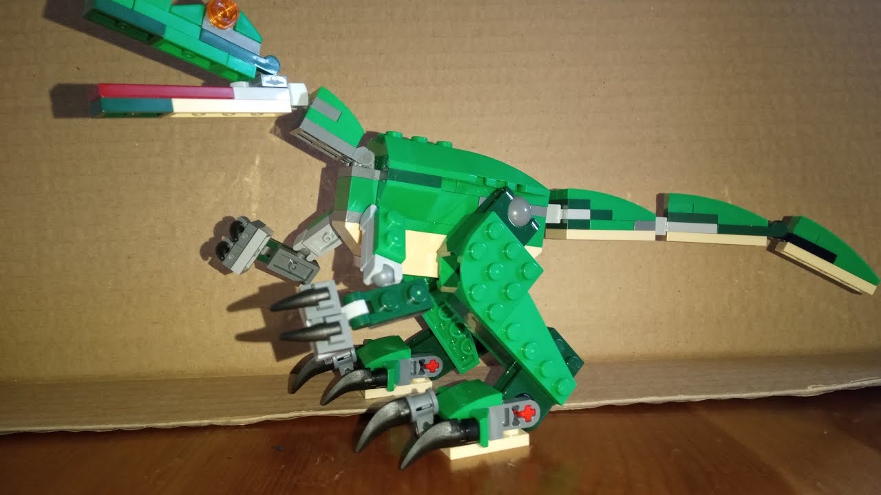 Lego creator 3in1 mighty dinosaur's custom baryonyx review - YouTube