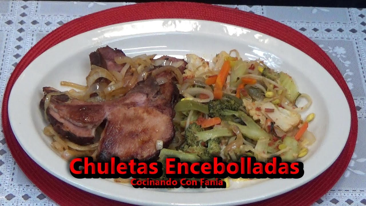 Chuletas ahumadas encebolladas riquisimas - YouTube
