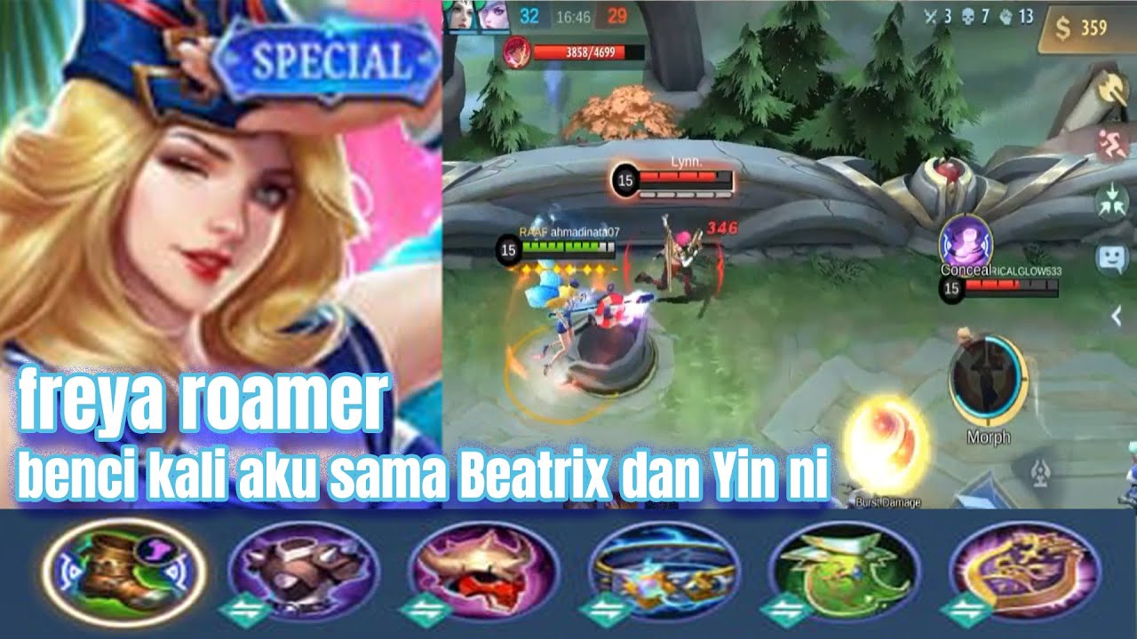 freya roamer benci kali aku sama Beatrix dan Yin ni - YouTube