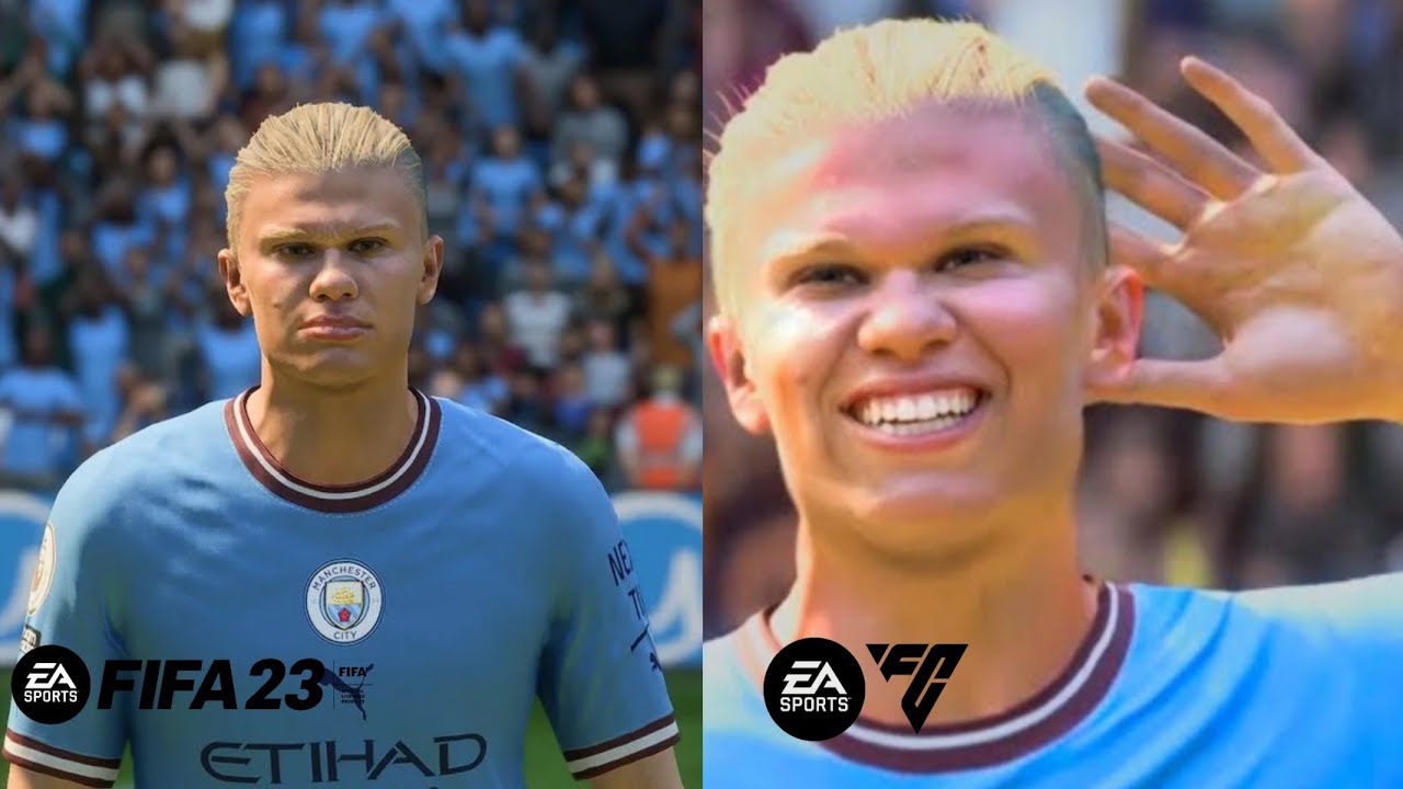 EA Sports FC 24 Vs Fifa 23 Player Face Comparison - YouTube