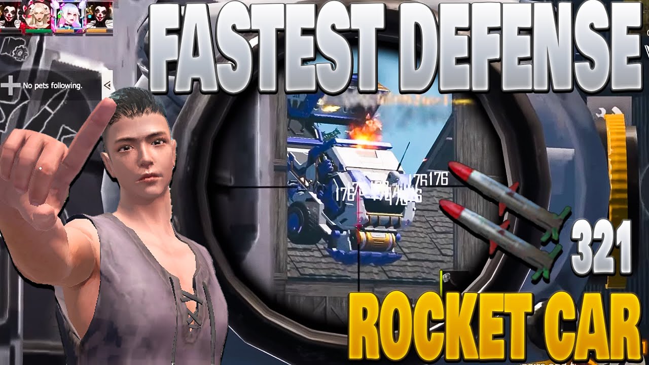 FASTEST ONLINE RAID DEFENSE AGAINST ROCKET CAR AND WE STOLE 321 MISSILE ...