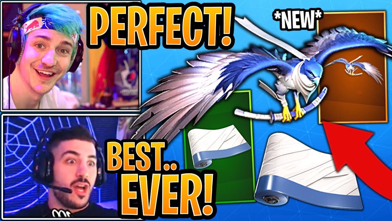 Streamers React to the *NEW* Legendary Falcon Glider & Bandage Wrap ...
