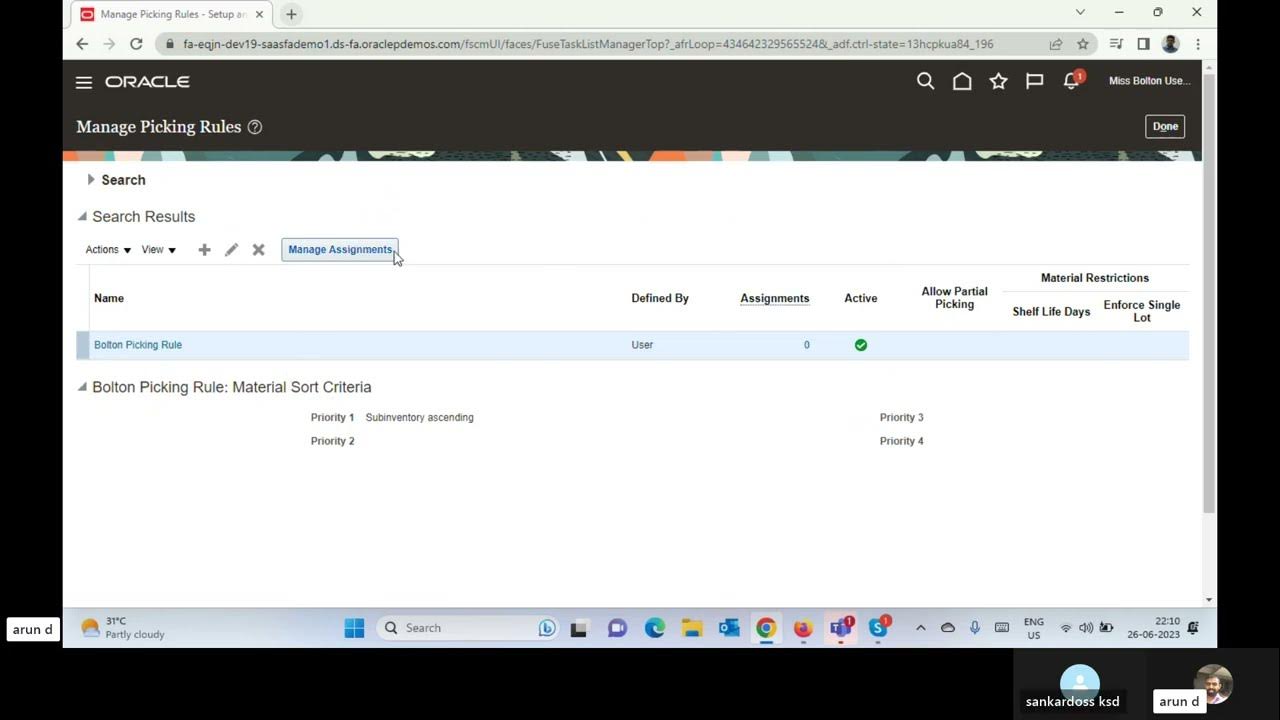 Oracle SCM setups - Fusion - manage, Create Picking Rule - Part 15 ...
