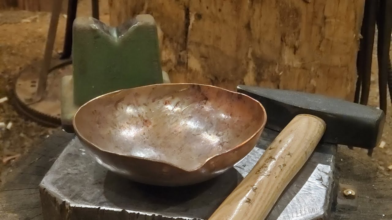How I make a copper ladle! - YouTube