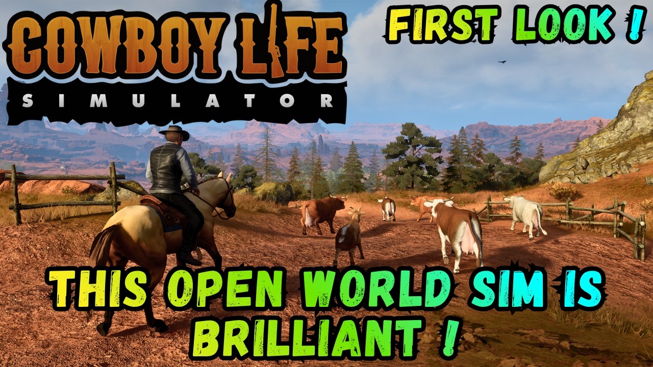 So Much To Do! This Brand New Simulator Is Brilliant! (Cowboy Life ...