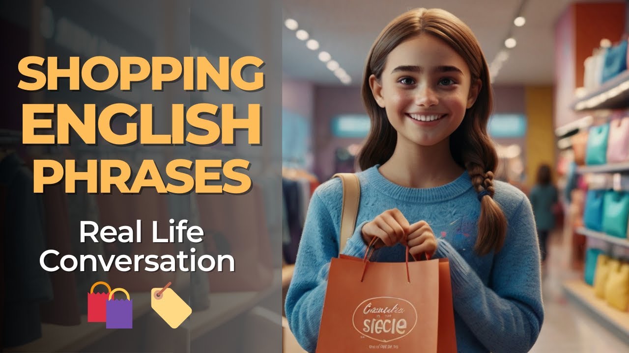 English Conversation Practice – Shopping Phrases! - YouTube