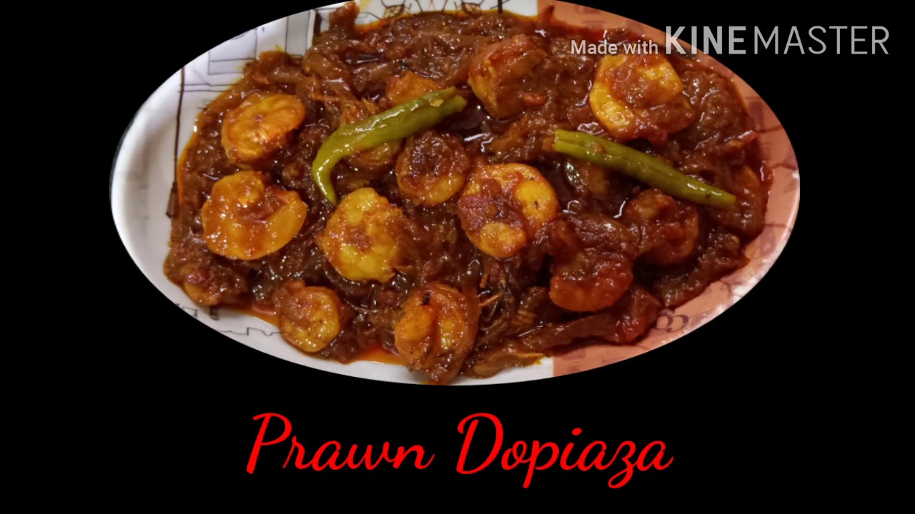 Prawn 🍤 Dopiaza recipe|Chingri 🍤 Macher Dopiaza recipe|Shrimps 🍤 with ...