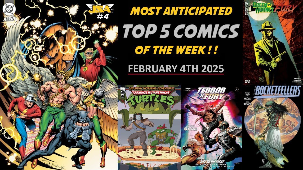 Top 5 Most Anticipated New Comic Books | 2-4-25 - YouTube