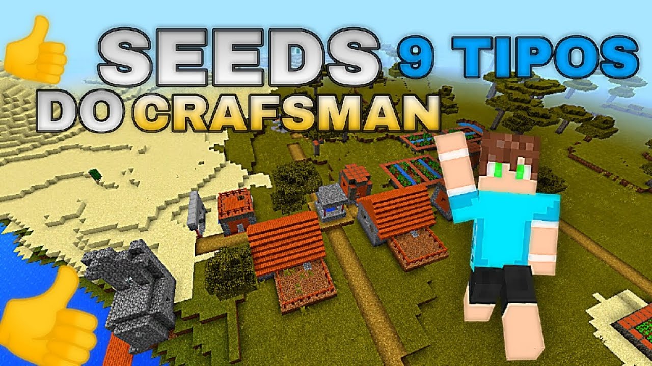 🌟9 TIPOS DE SEEDS NO CRAFSMAN!🌟 - YouTube