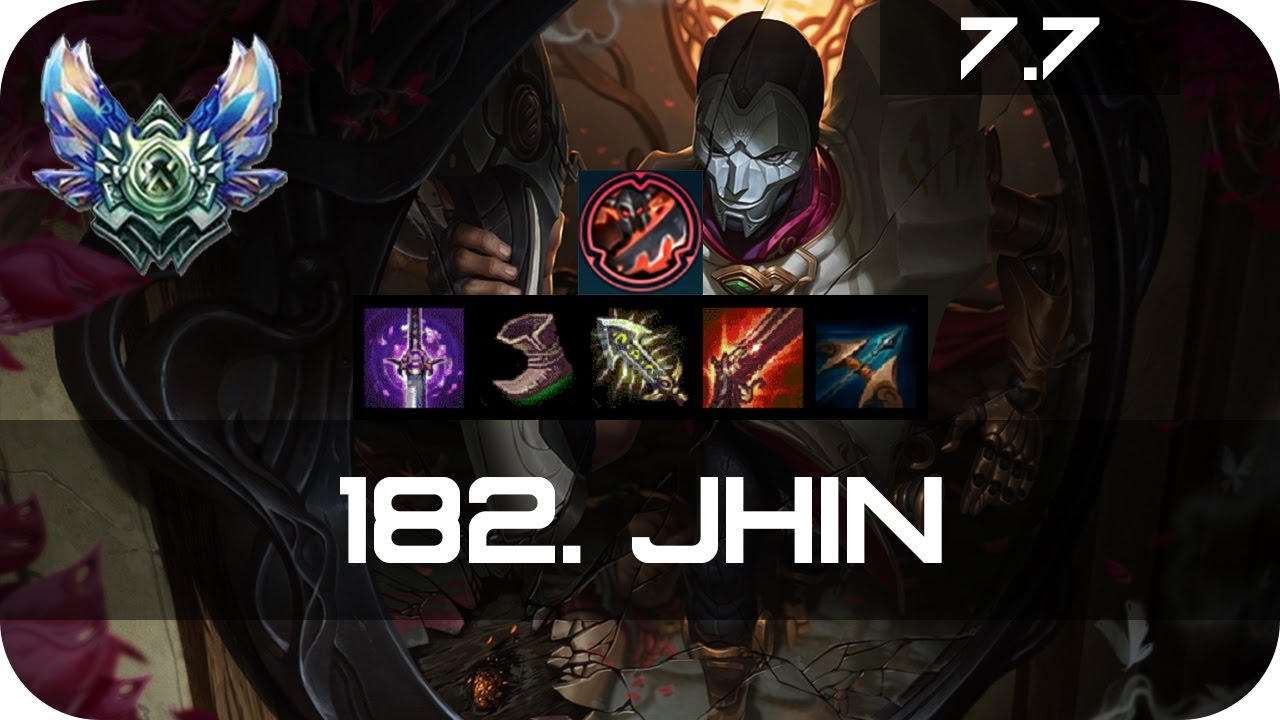 Diamond Jhin Bot vs Kalista Season 7 s7 Patch 7.7 2017 Gameplay Guide ...