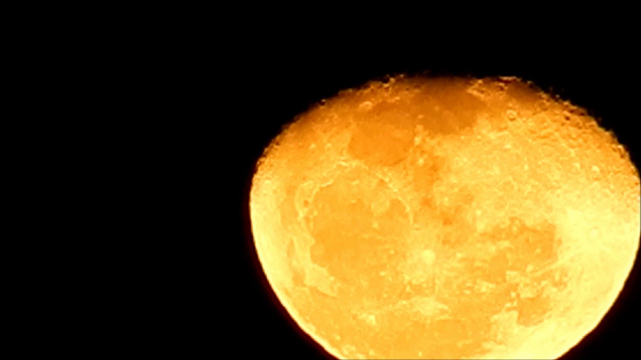 Great Moon on the Horizon - YouTube