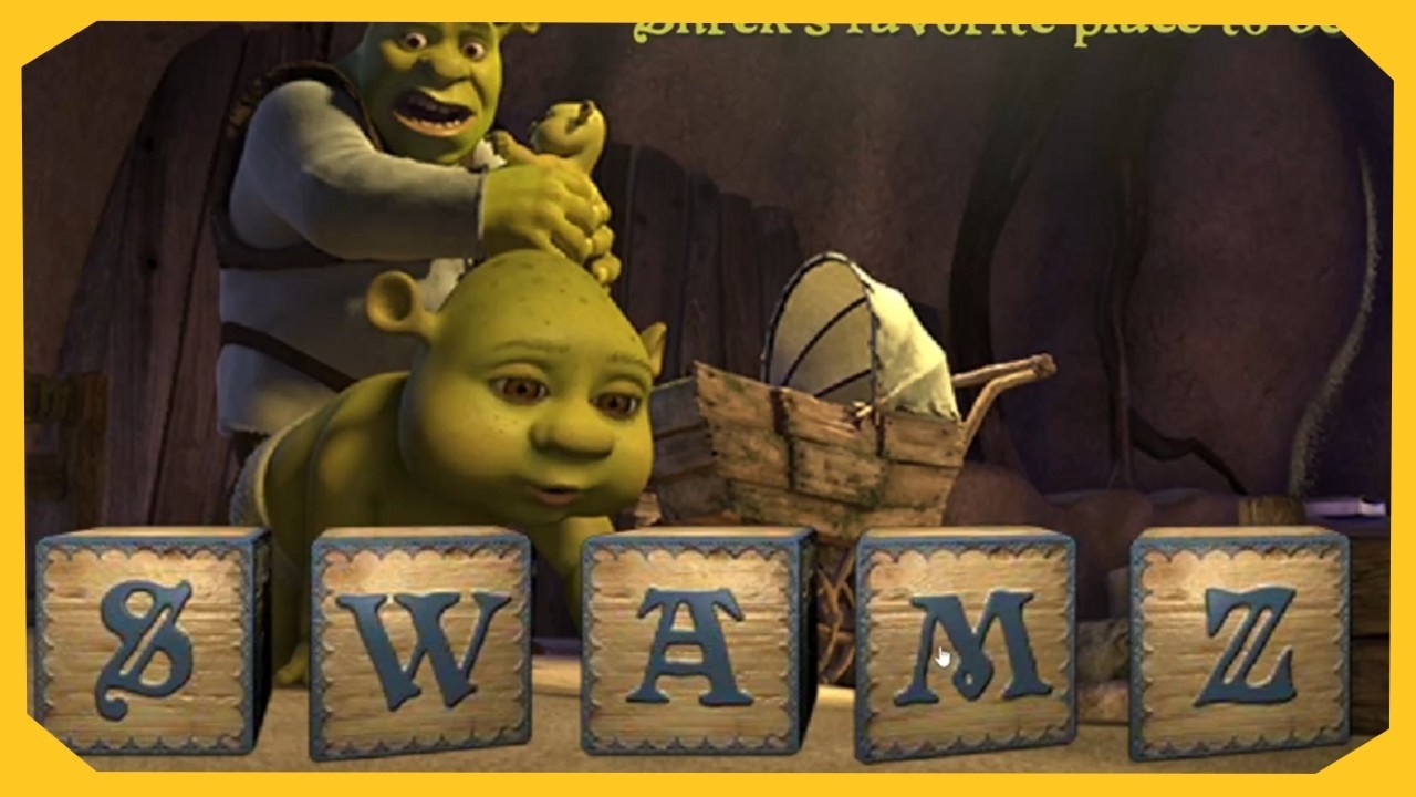 Shrek: Ogre Baby Word Scramble Gameplay (Browser Game) - YouTube