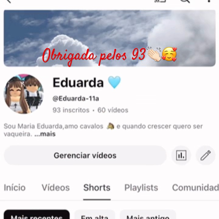 Obrigada mesmo gente - YouTube