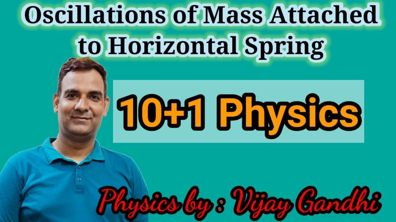( 10+1: PHYSICS) Oscillations of Mass attached to horizontal Spring ...