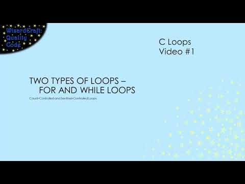 While & For Loops in C (C - Loops - 1) - YouTube