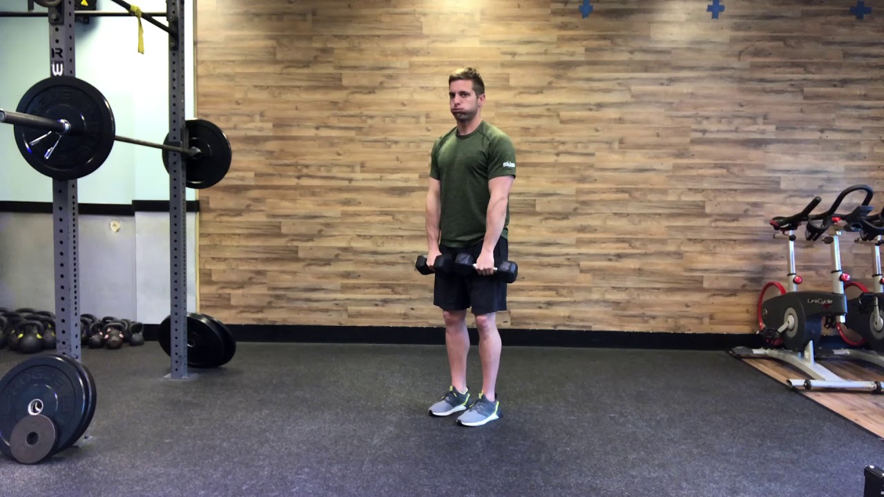 Dumbbell High Row - YouTube