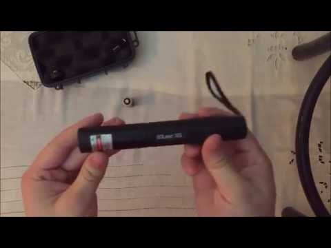 SD Laser 303 Work with different types of battery - YouTube