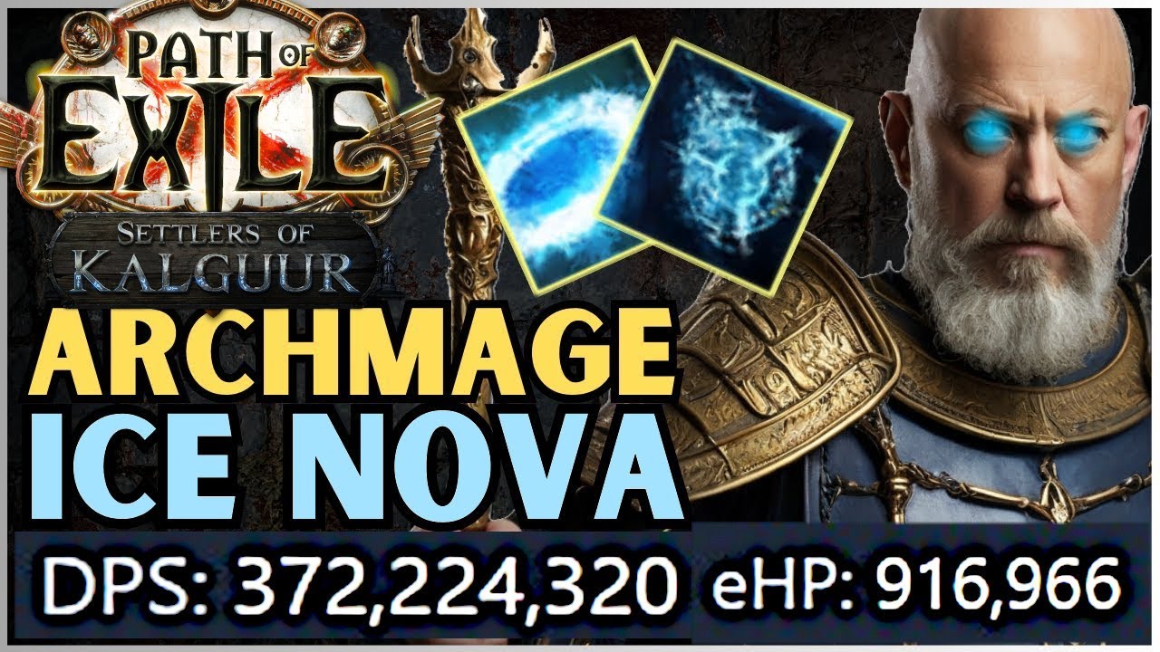 Most Fun Build In Path of Exile! Ice Nova Frost bolts Build in POE 3.25 ...