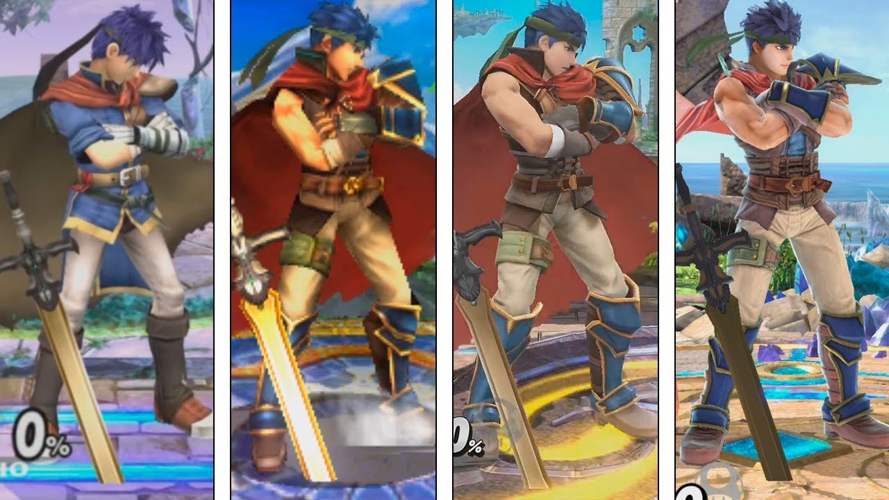 Super Smash Bros Ultimate | Ike Evolution | 2008-2018 - YouTube