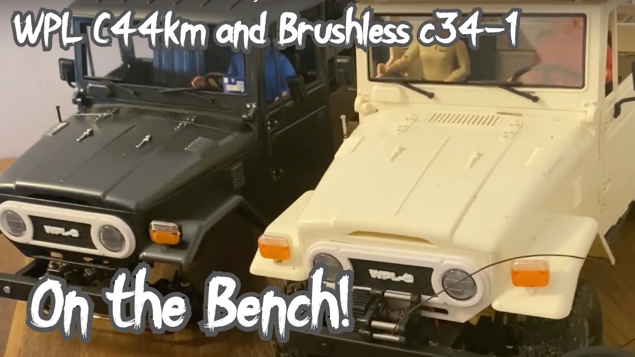 Some Bench Talk! WPL c44km and my brushless WPL c34km - YouTube