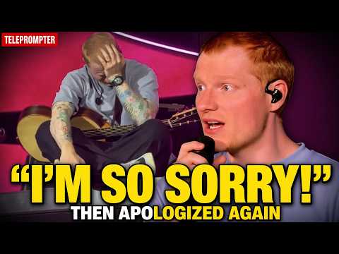 Ed Sheeran CRIES… Then Apologizes For Apologizing.