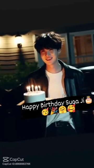 #bts #btsmember suga happy birthday suga আল্লাহ কাছে দোয়া করি সে যেন ...
